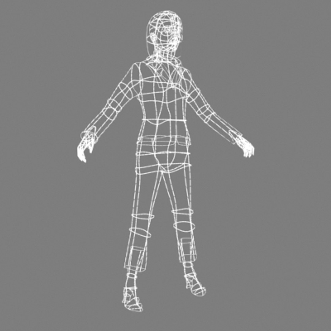 3d Generic Woman Model