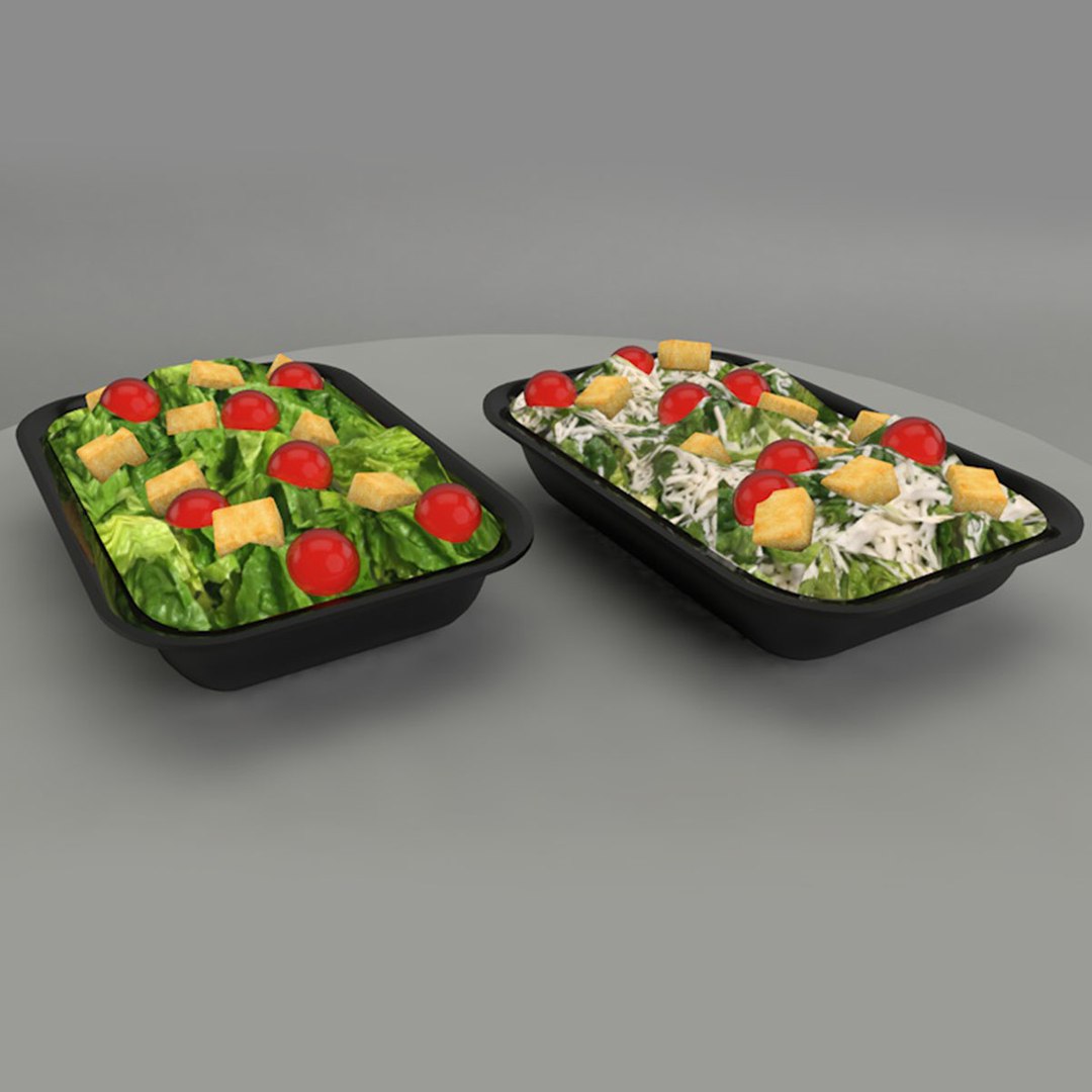 3d Salad Model