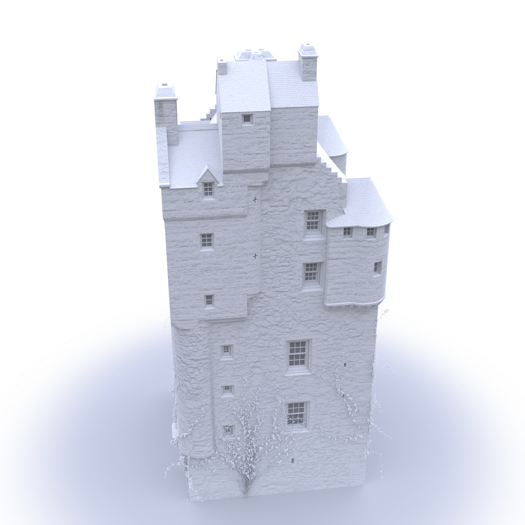 Scottish Castle Amisfield Tower With PBR Materials 3D - TurboSquid 1891873