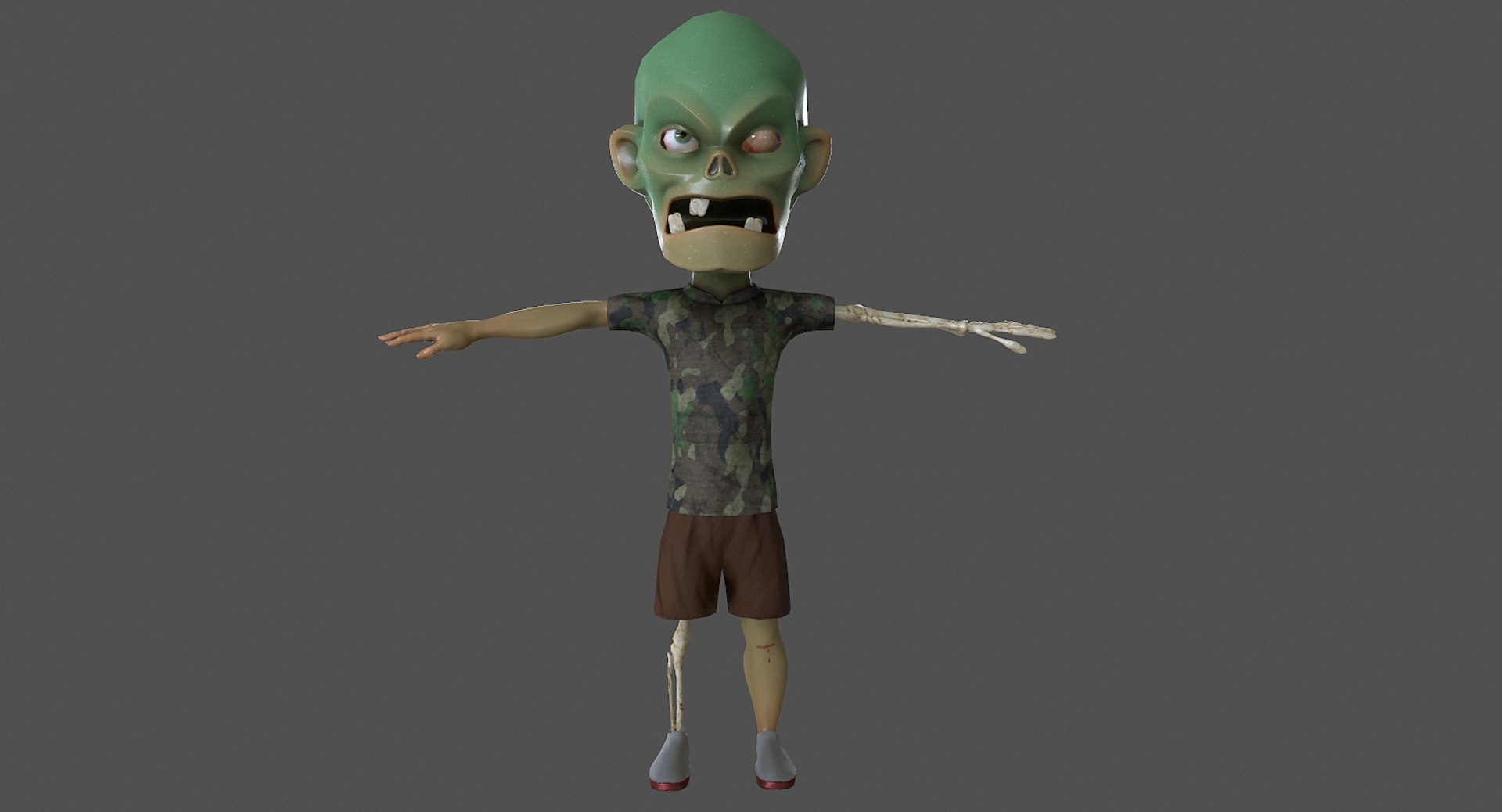 3D Zombie - TurboSquid 1279652