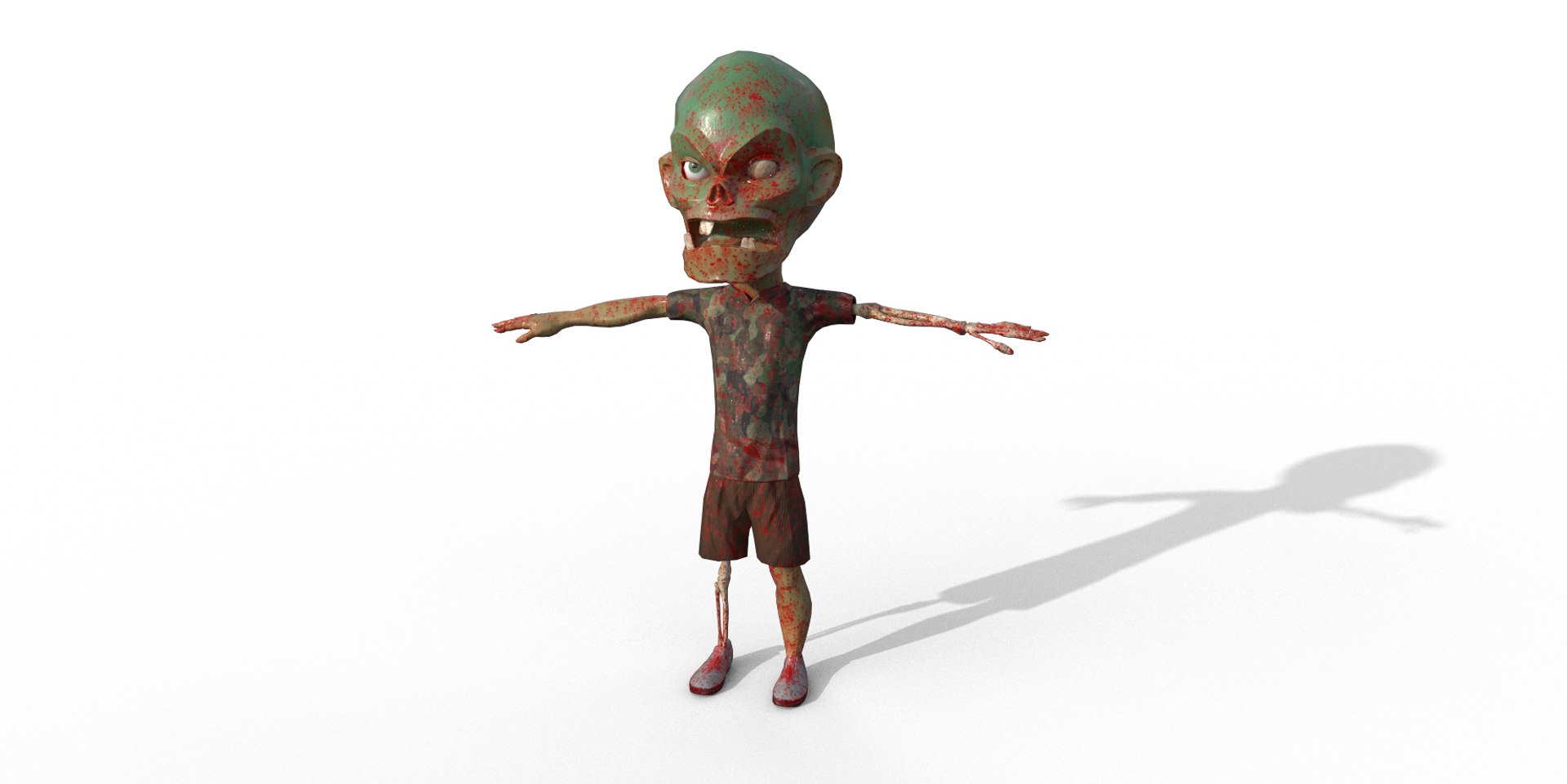 3D Zombie - TurboSquid 1279652