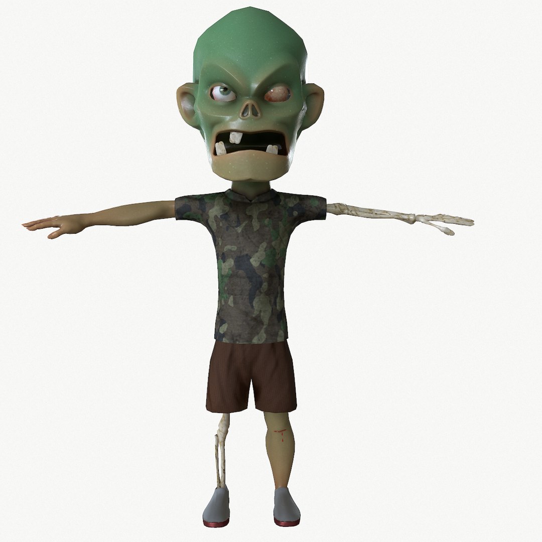 3D Zombie - TurboSquid 1279652