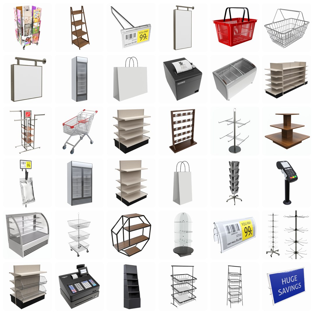General Store Items 3D - TurboSquid 2231778