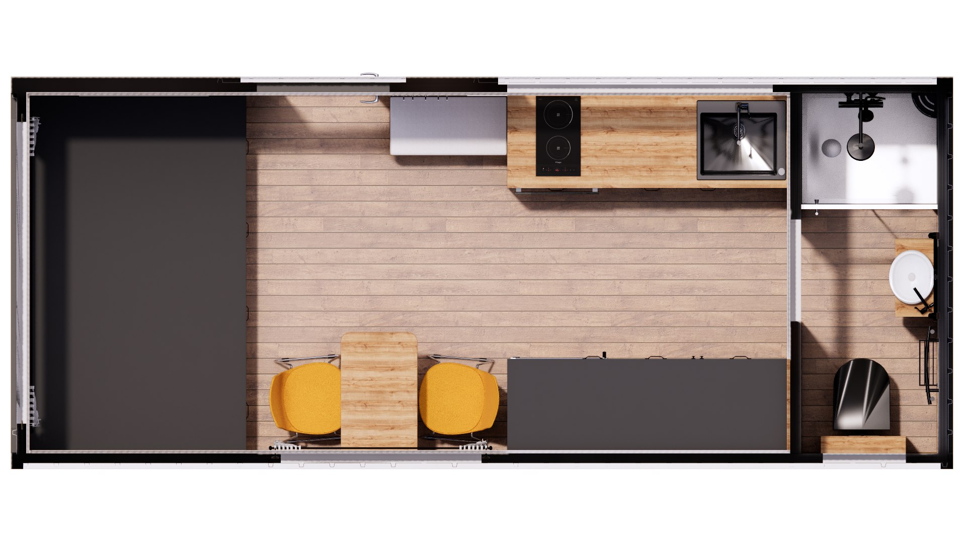 Tiny House TISA On 15m2 Low-poly 3D Model 3D Model - TurboSquid 1739380