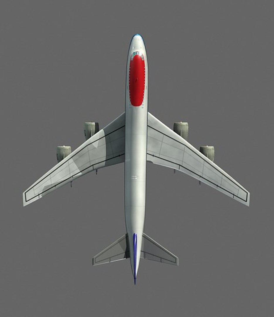 747 Engines 3d Model