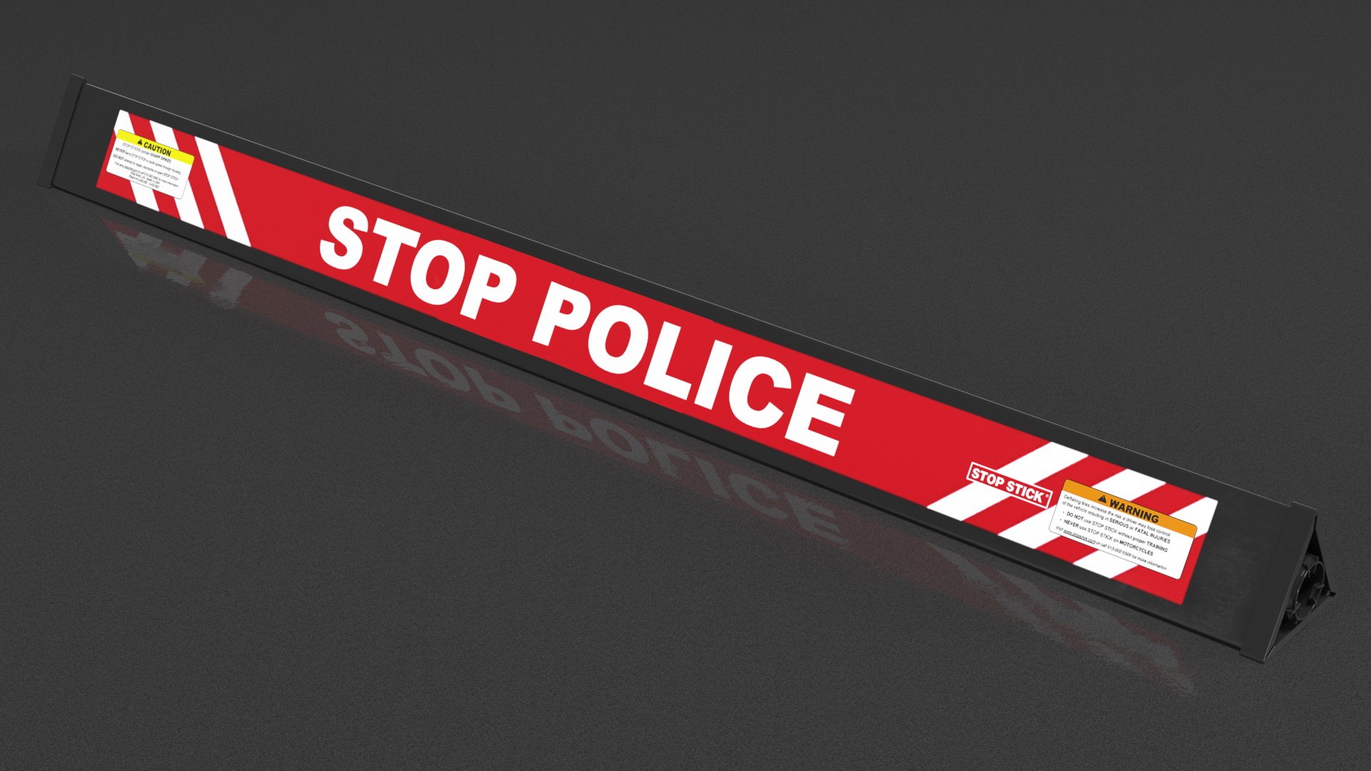 3D Police Stop Stick - TurboSquid 1831202