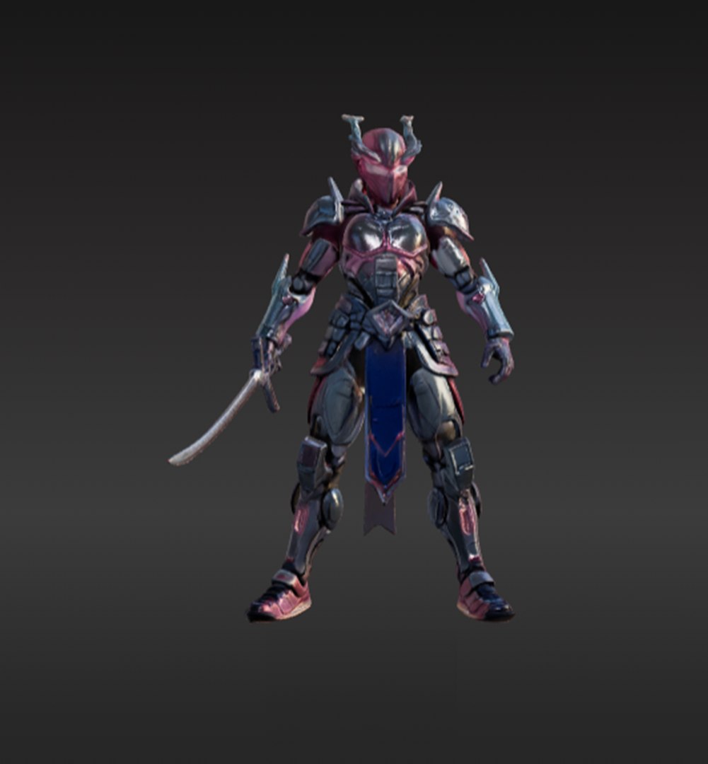 Cyber Samurai B 3D - TurboSquid 2387947