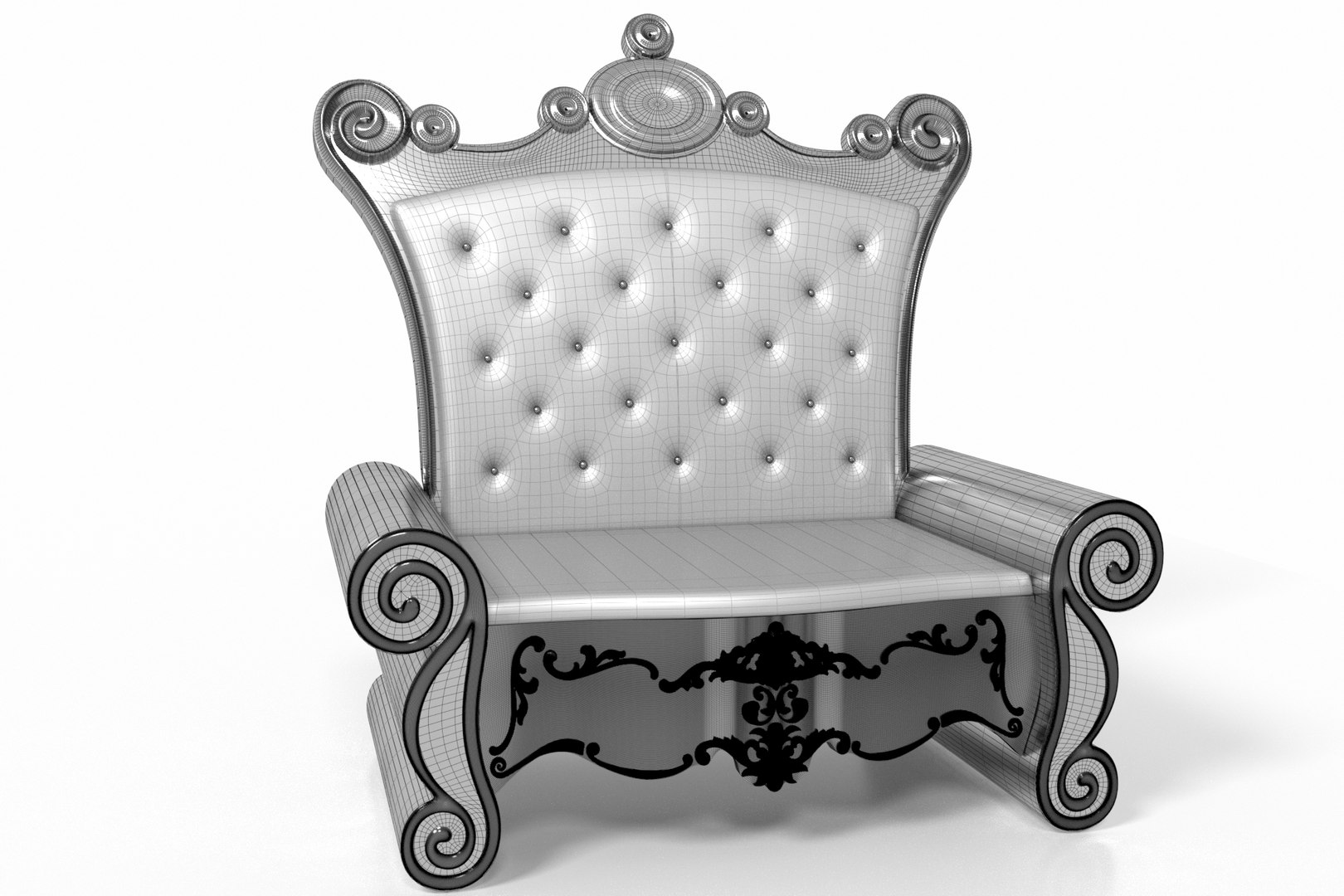 3D ChristmasArmchair Model - TurboSquid 1799657