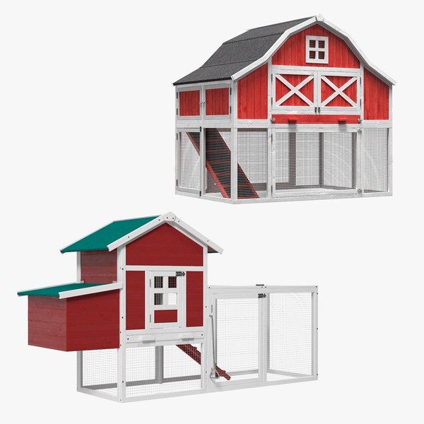 Chicken Coop 3D Models for Download | TurboSquid