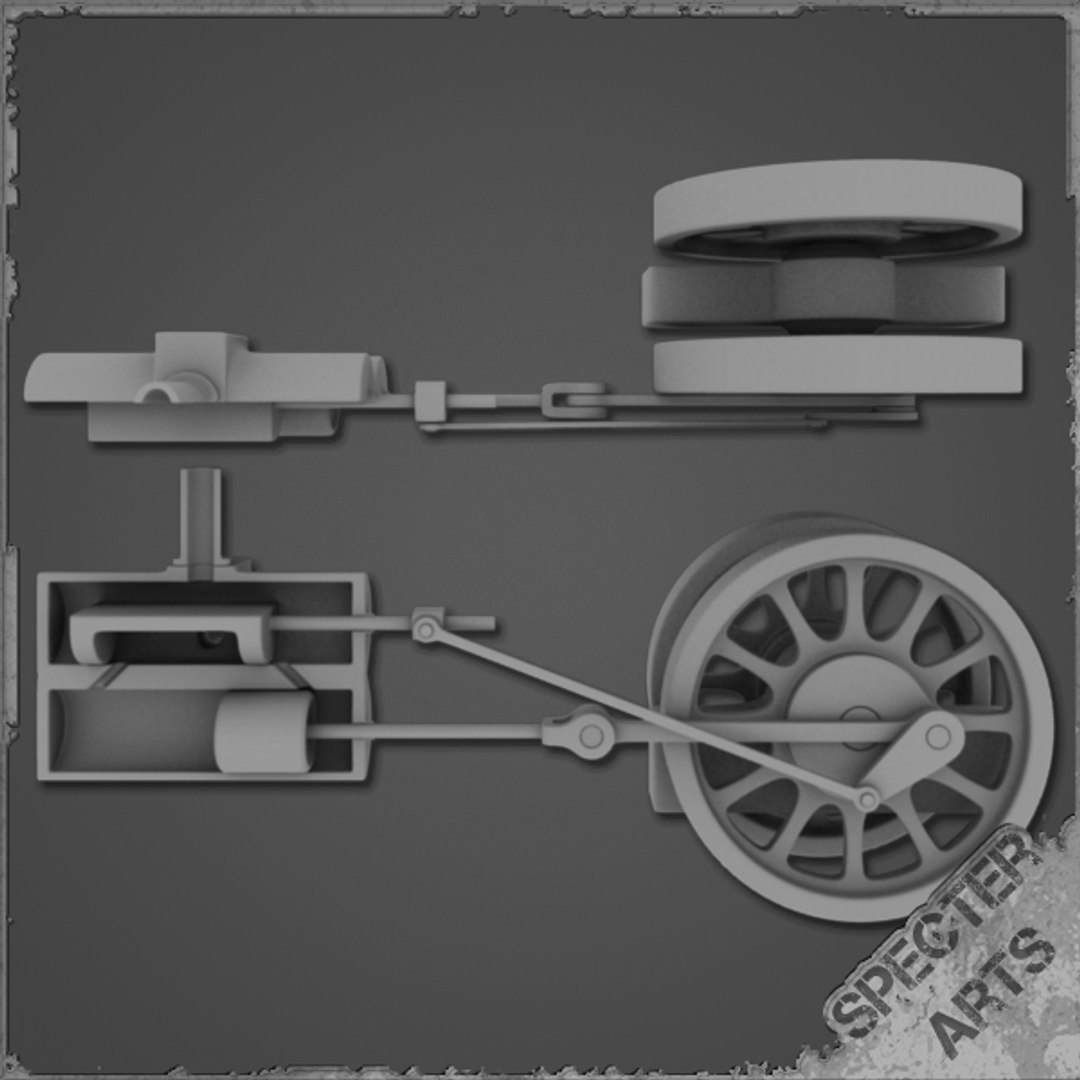 3ds cutaway steam engine simple