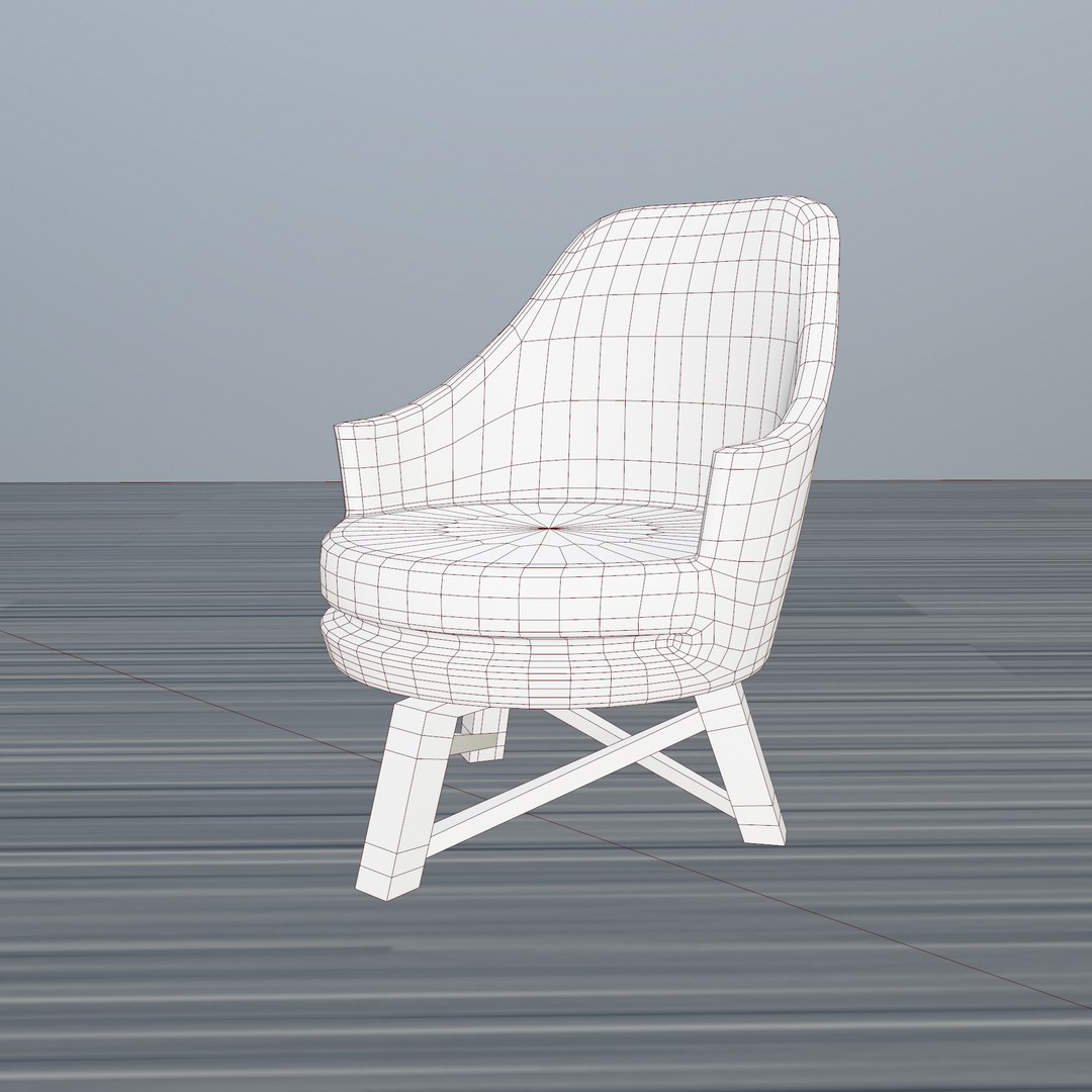 3D model Chair low-poly - TurboSquid 2063193