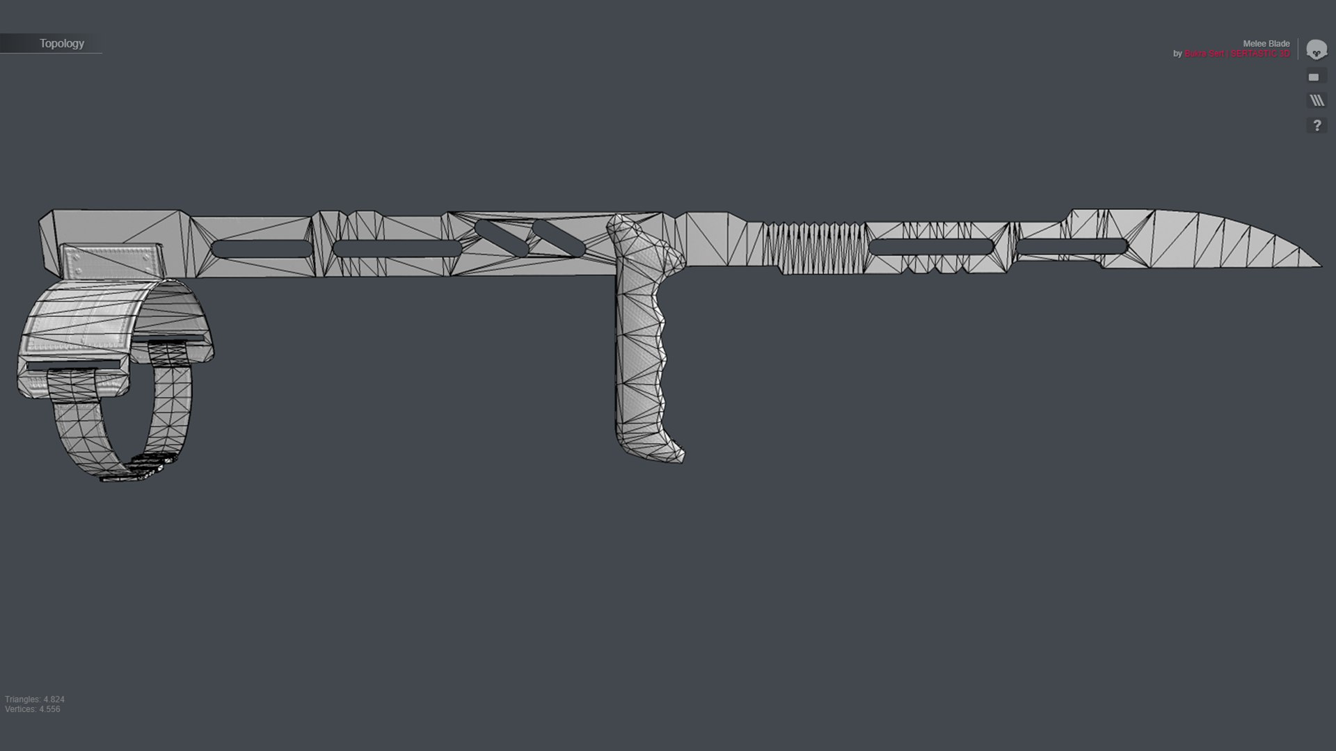 3D Melee Blade - PBR - Game Ready - TurboSquid 2195112