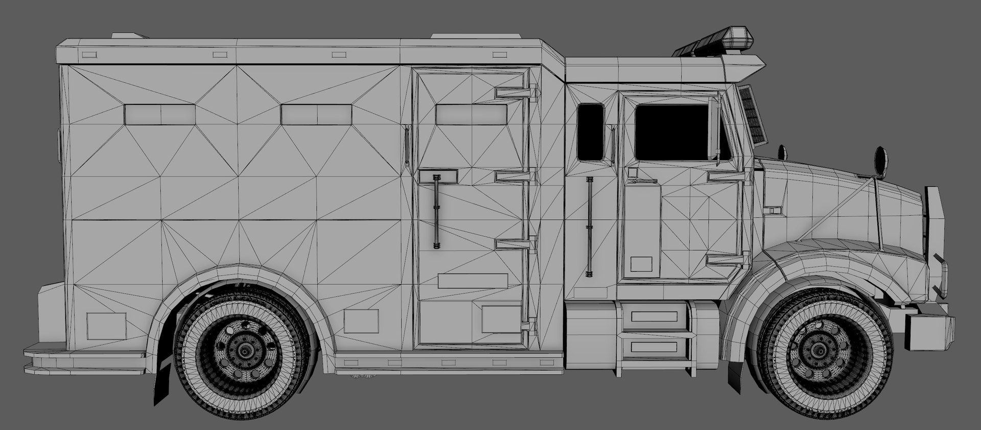 3D Swat Truck Model - TurboSquid 1453049