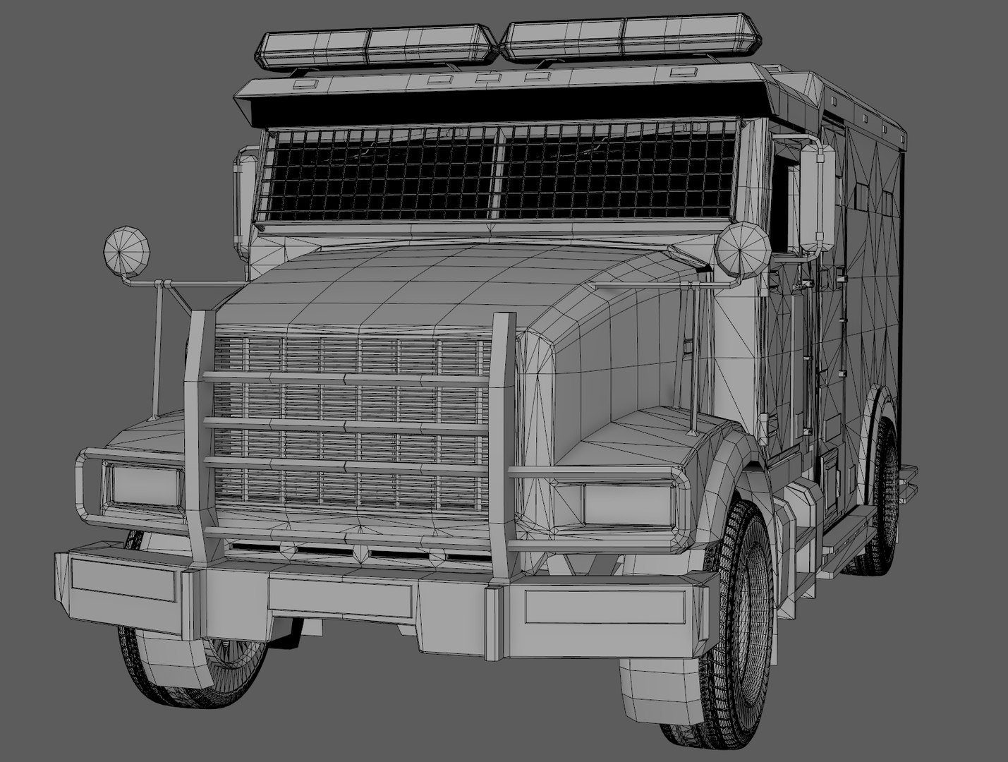 3D Swat Truck Model - TurboSquid 1453049