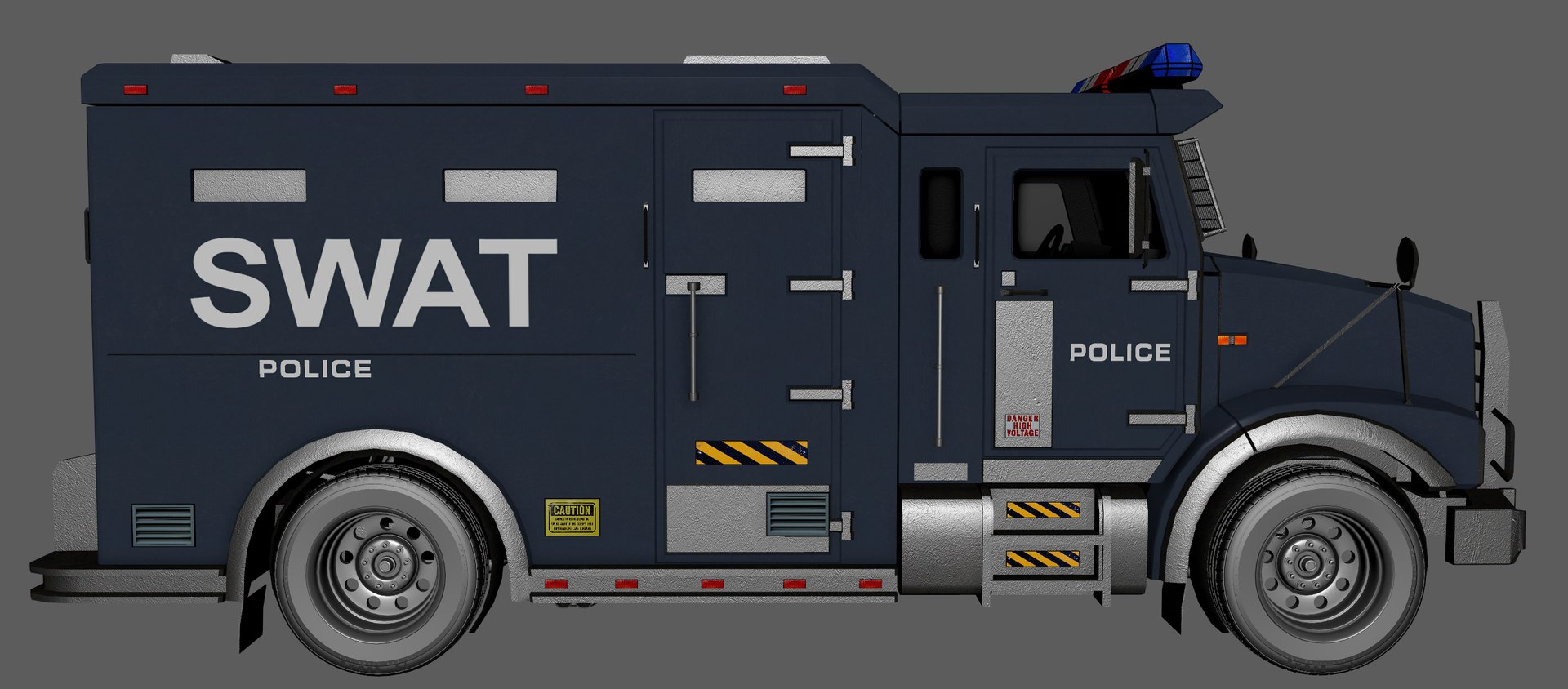 3D Swat Truck Model - TurboSquid 1453049