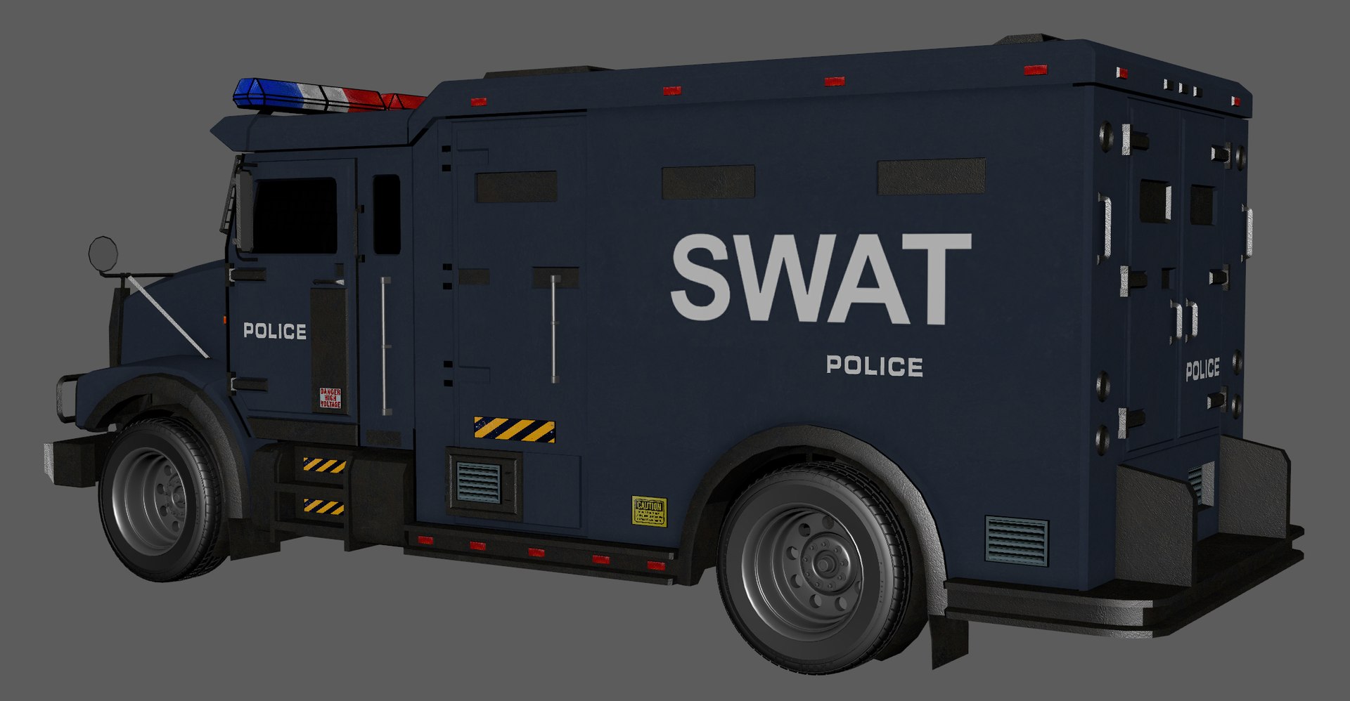 3D Swat Truck Model - TurboSquid 1453049