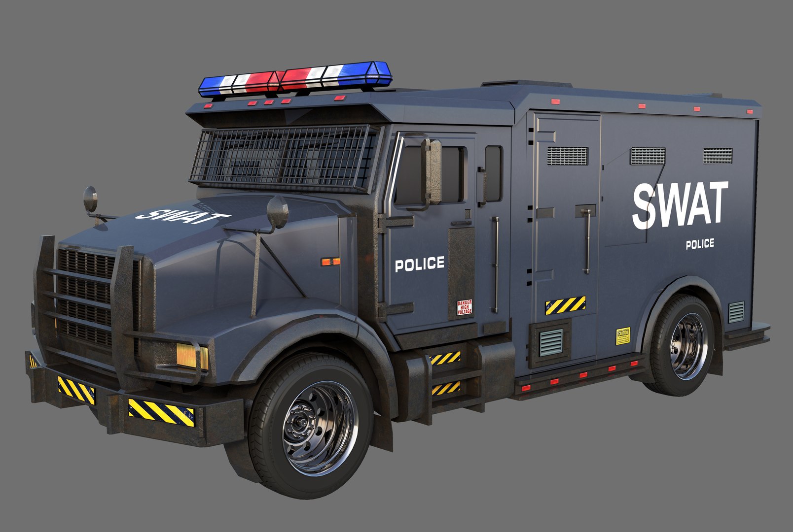 3D Swat Truck Model - TurboSquid 1453049