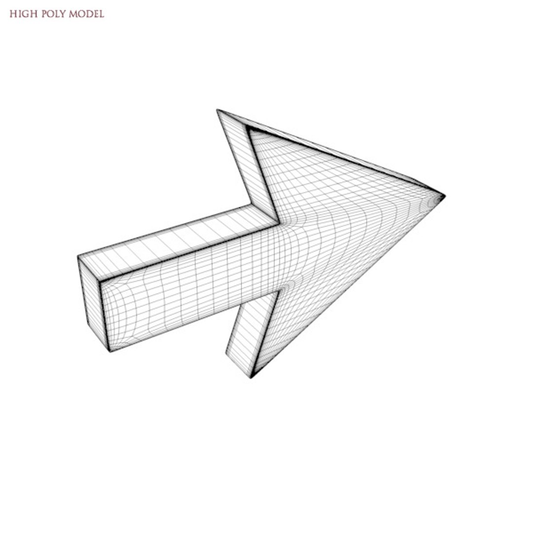 3d Model Arrow 1