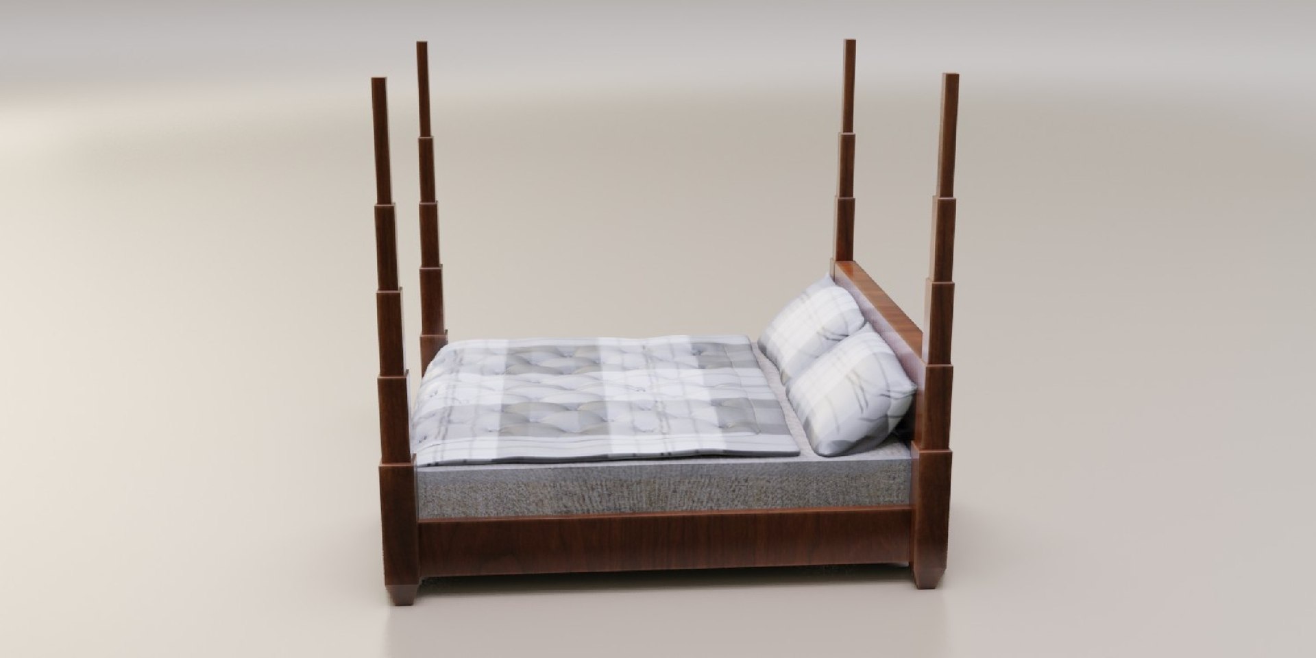 Bed 02 Model In Blender 3D 3D Model - TurboSquid 1851198