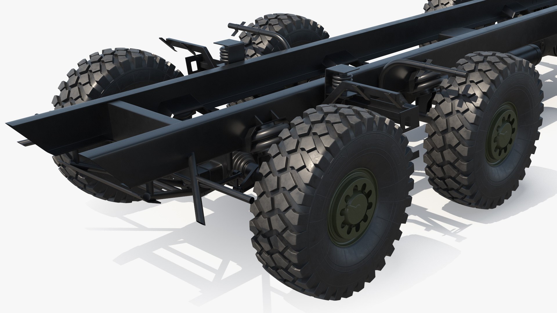 3D Heavy Duty Chassis For Self Propelled Howitzer Machine - TurboSquid ...