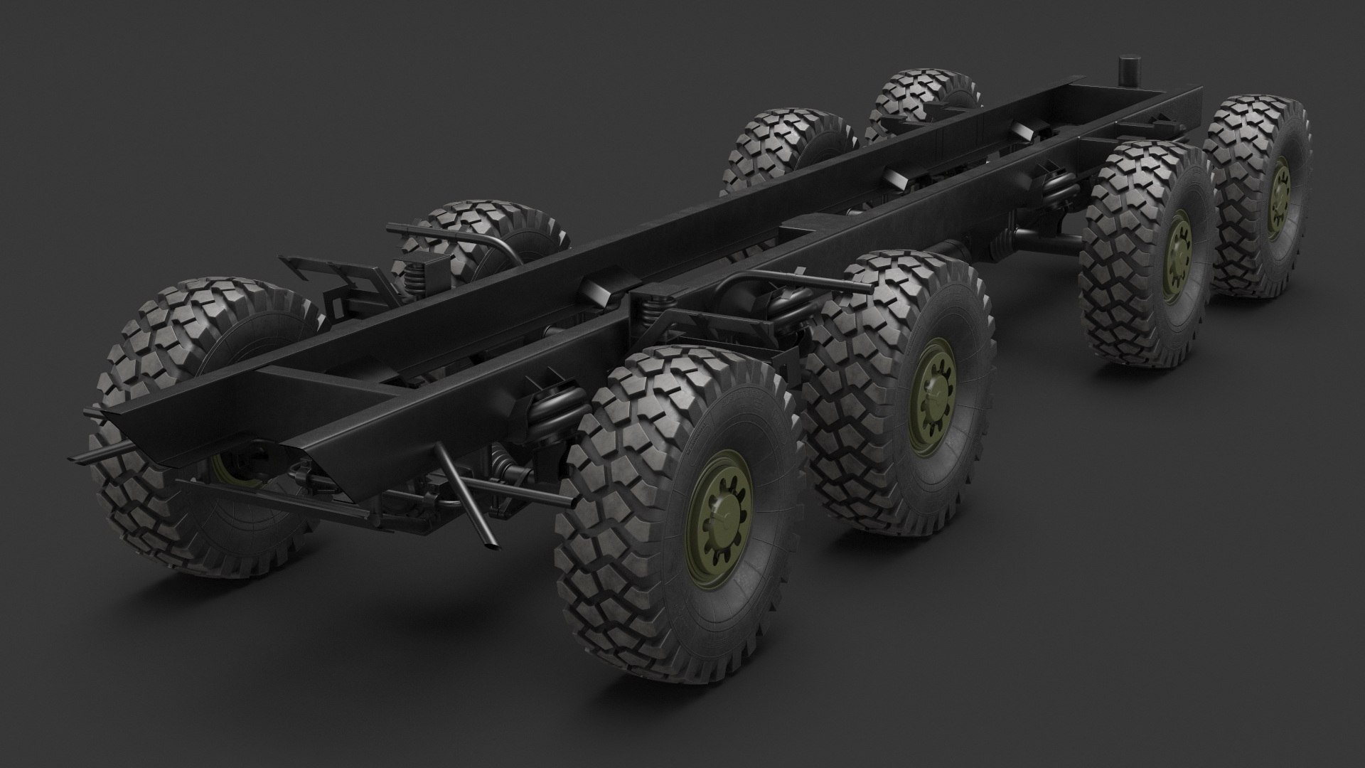 3D Heavy Duty Chassis For Self Propelled Howitzer Machine - TurboSquid ...