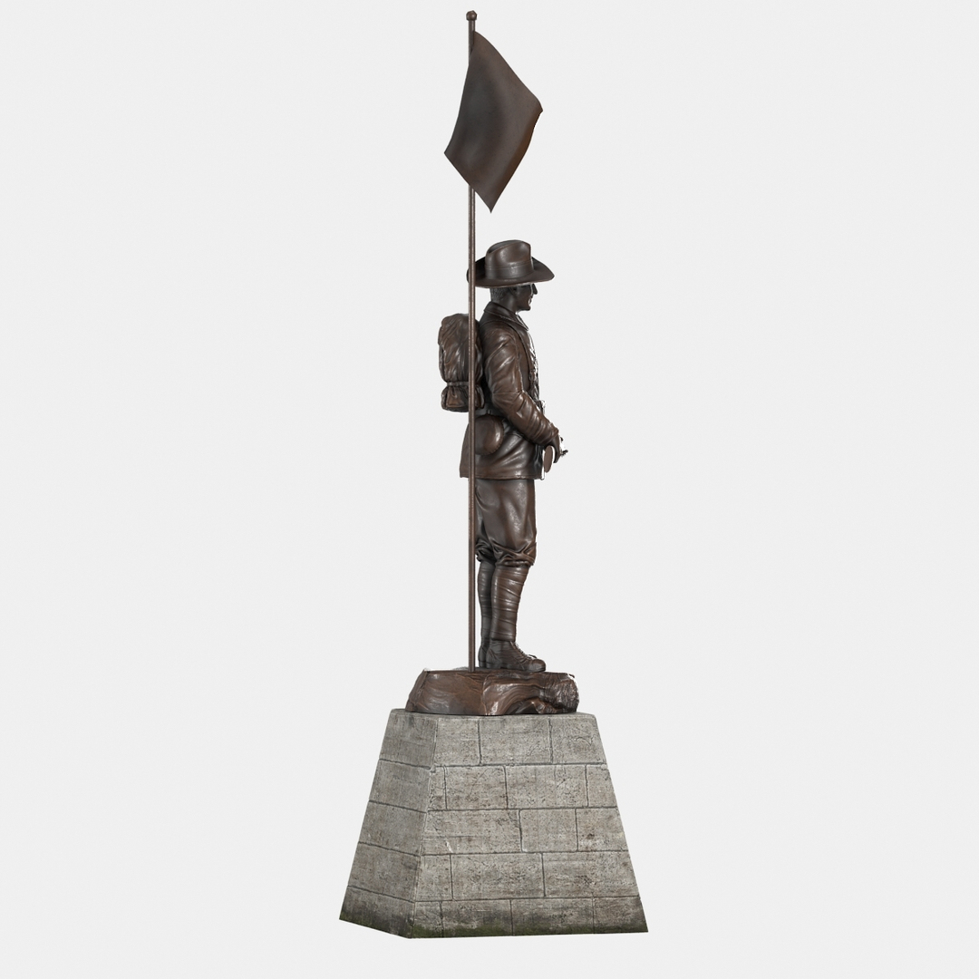 3d Soldier Statue