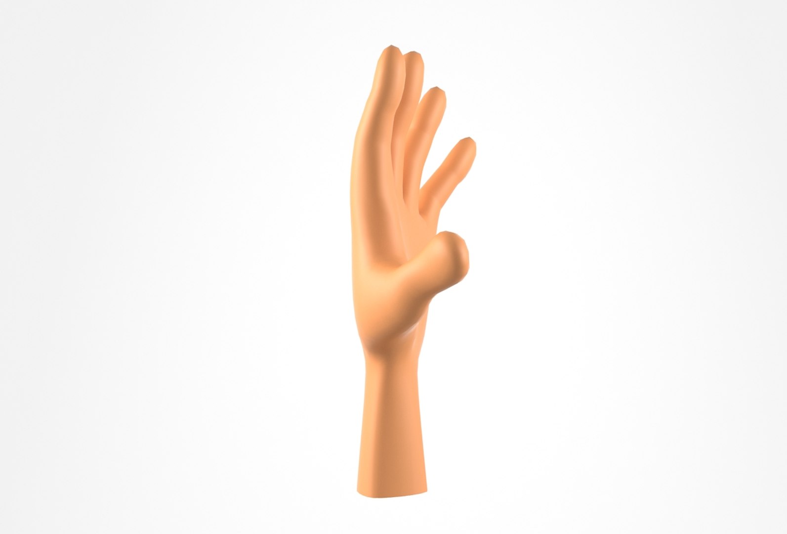 3D Hand Cartoon Character - TurboSquid 1334281