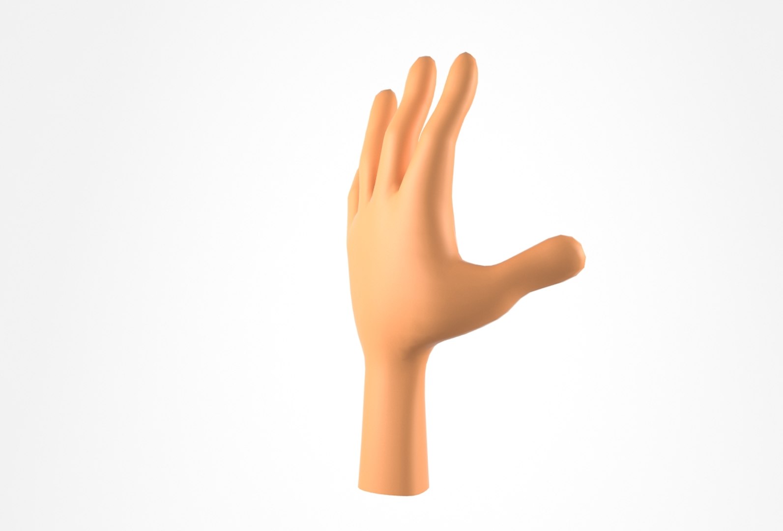 3D Hand Cartoon Character - TurboSquid 1334281