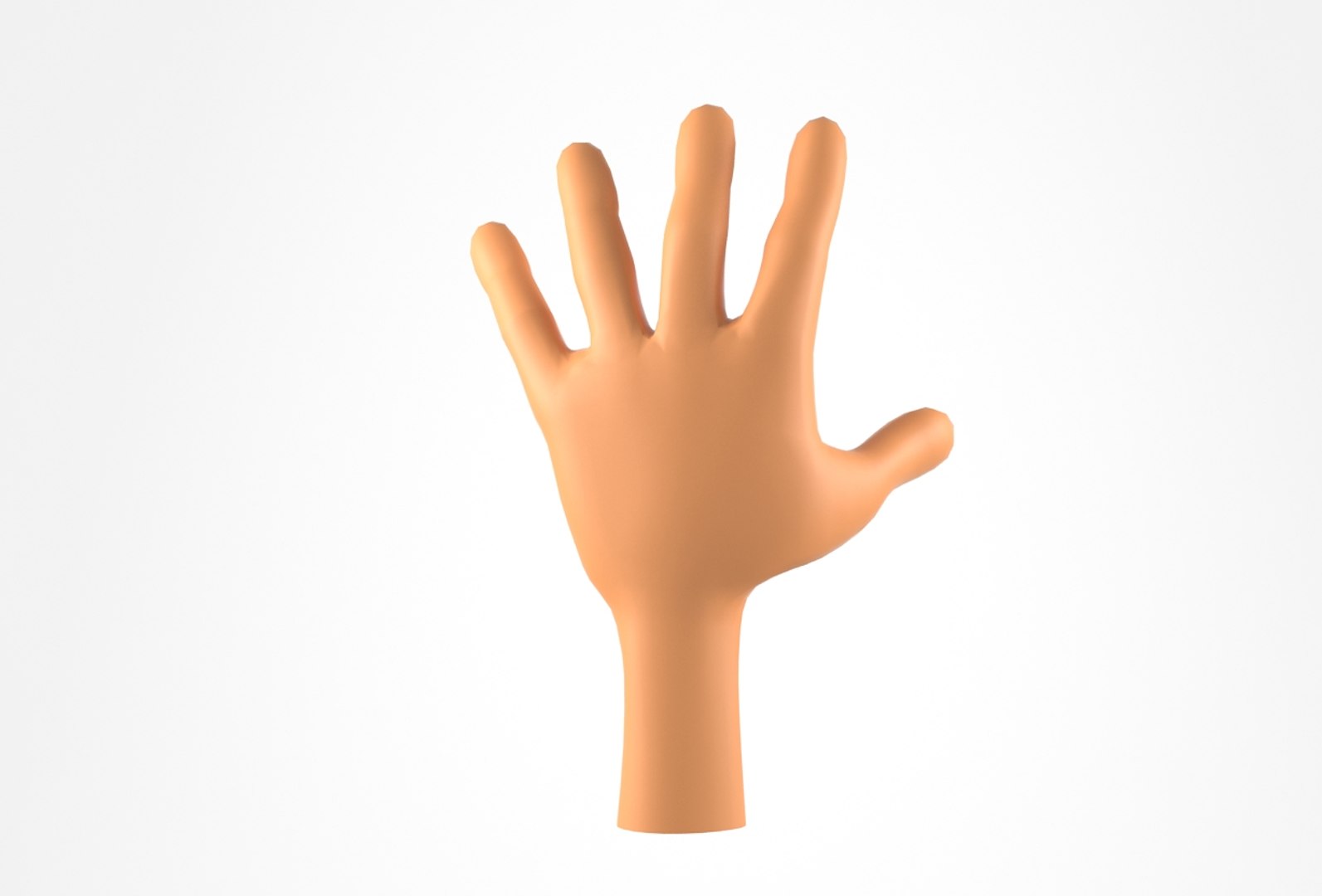 3D Hand Cartoon Character - TurboSquid 1334281