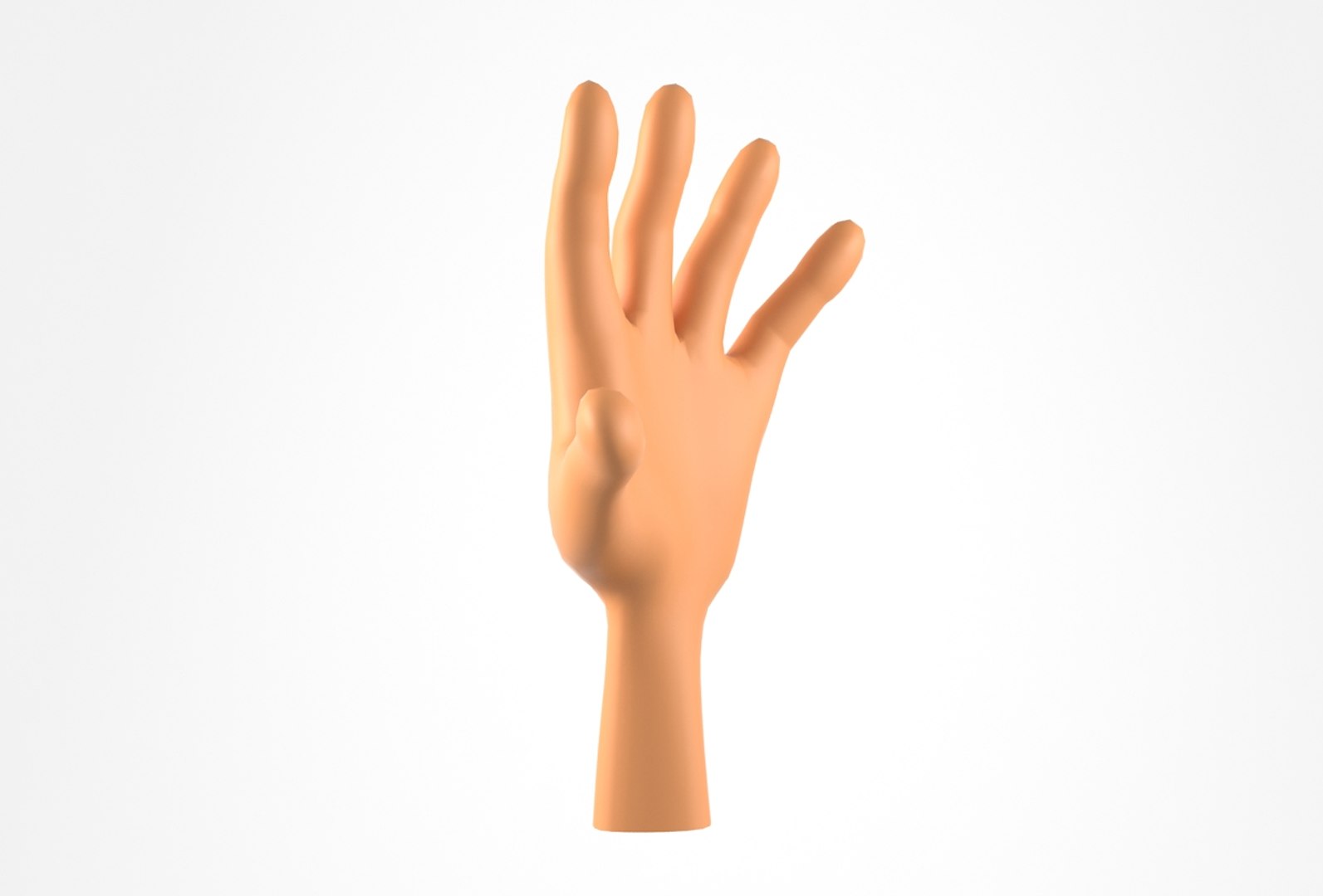 3D Hand Cartoon Character - TurboSquid 1334281