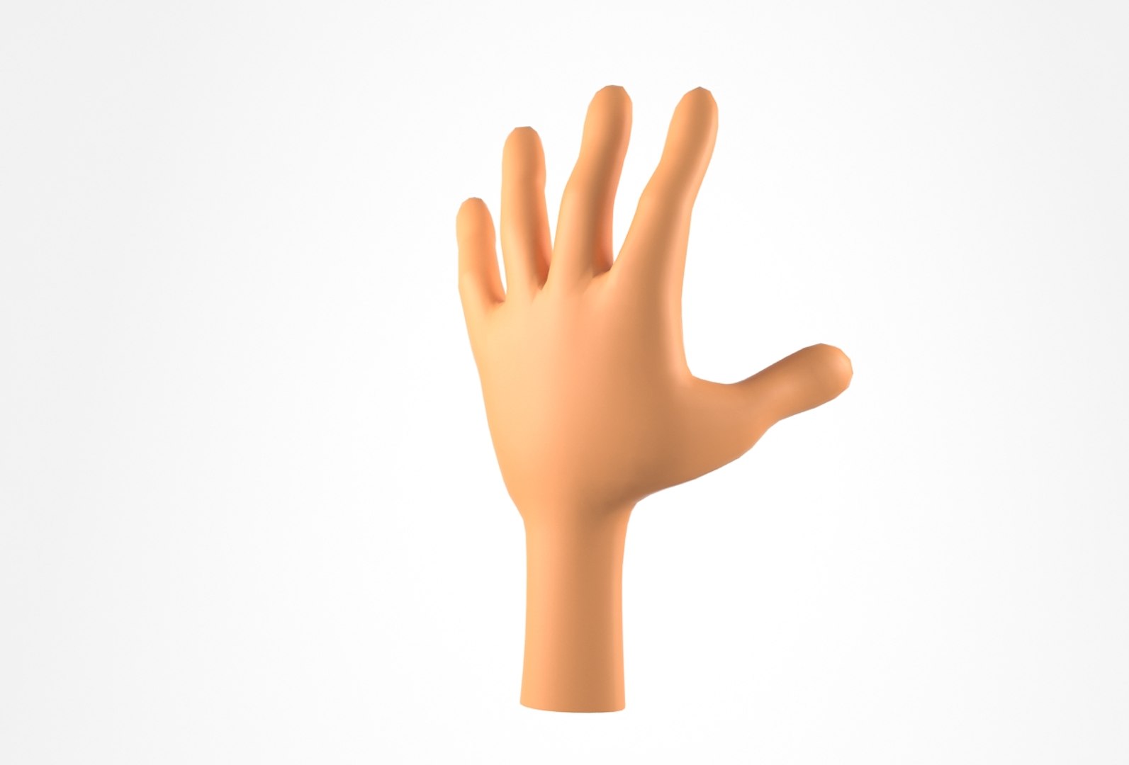 3D Hand Cartoon Character - TurboSquid 1334281
