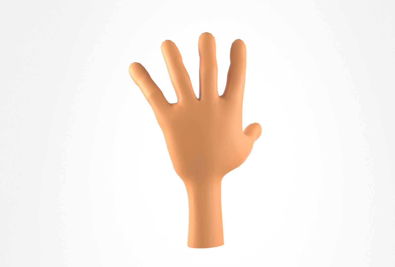 3D Hand Cartoon Character - TurboSquid 1334281