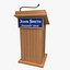3d Podium Set Model