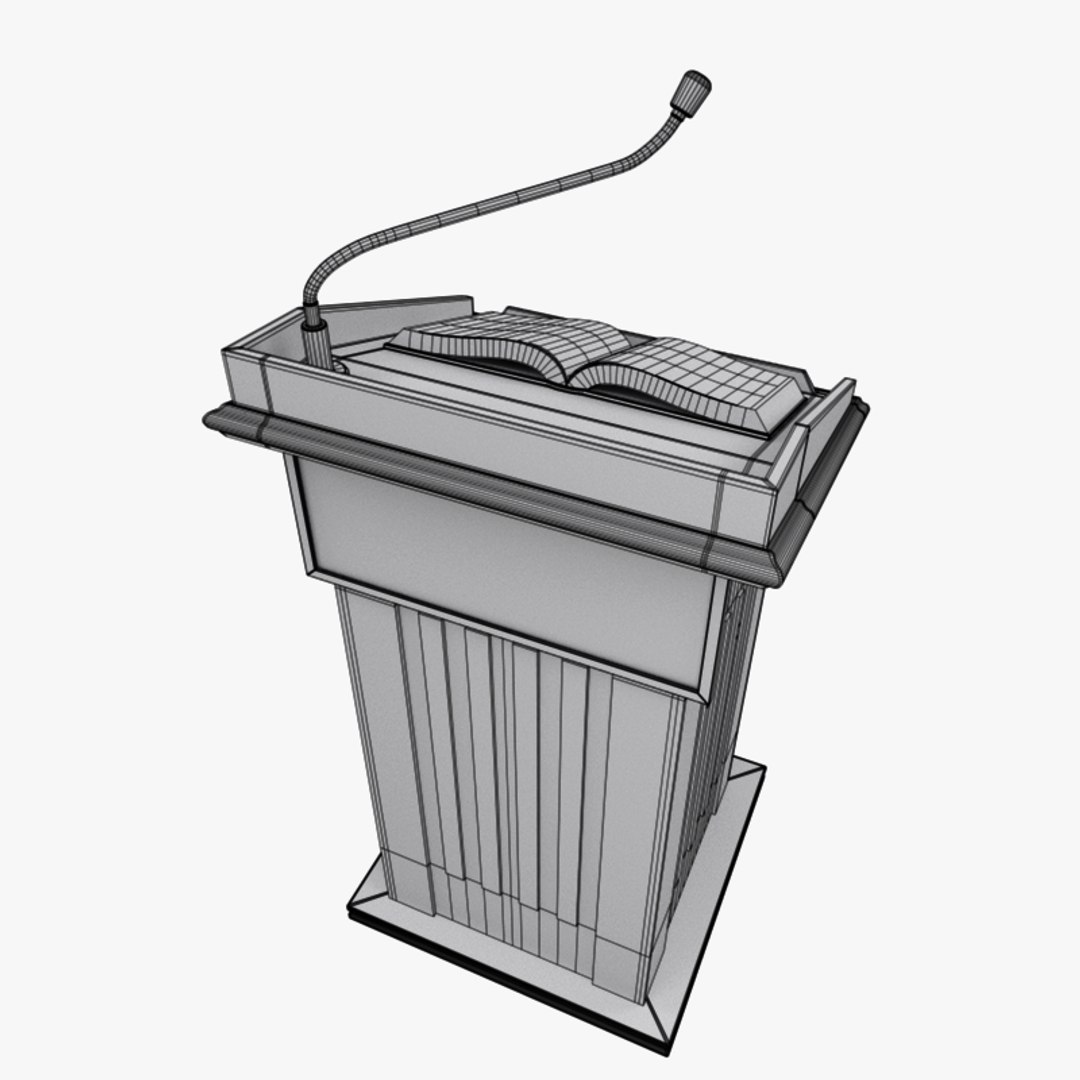 3d Podium Set Model