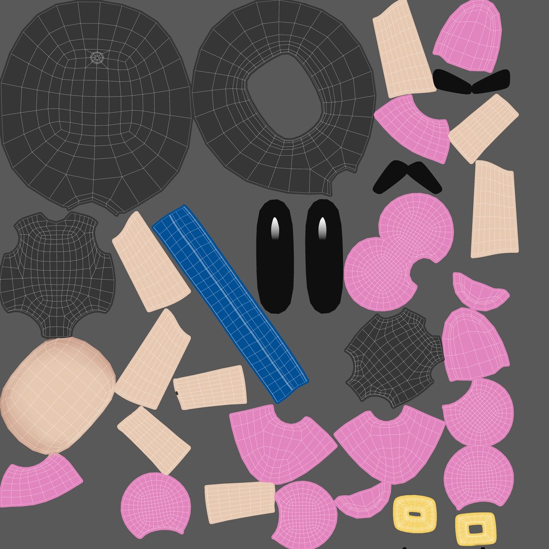 3D Model Kurubon Super Bomberman Black - TurboSquid 1383666