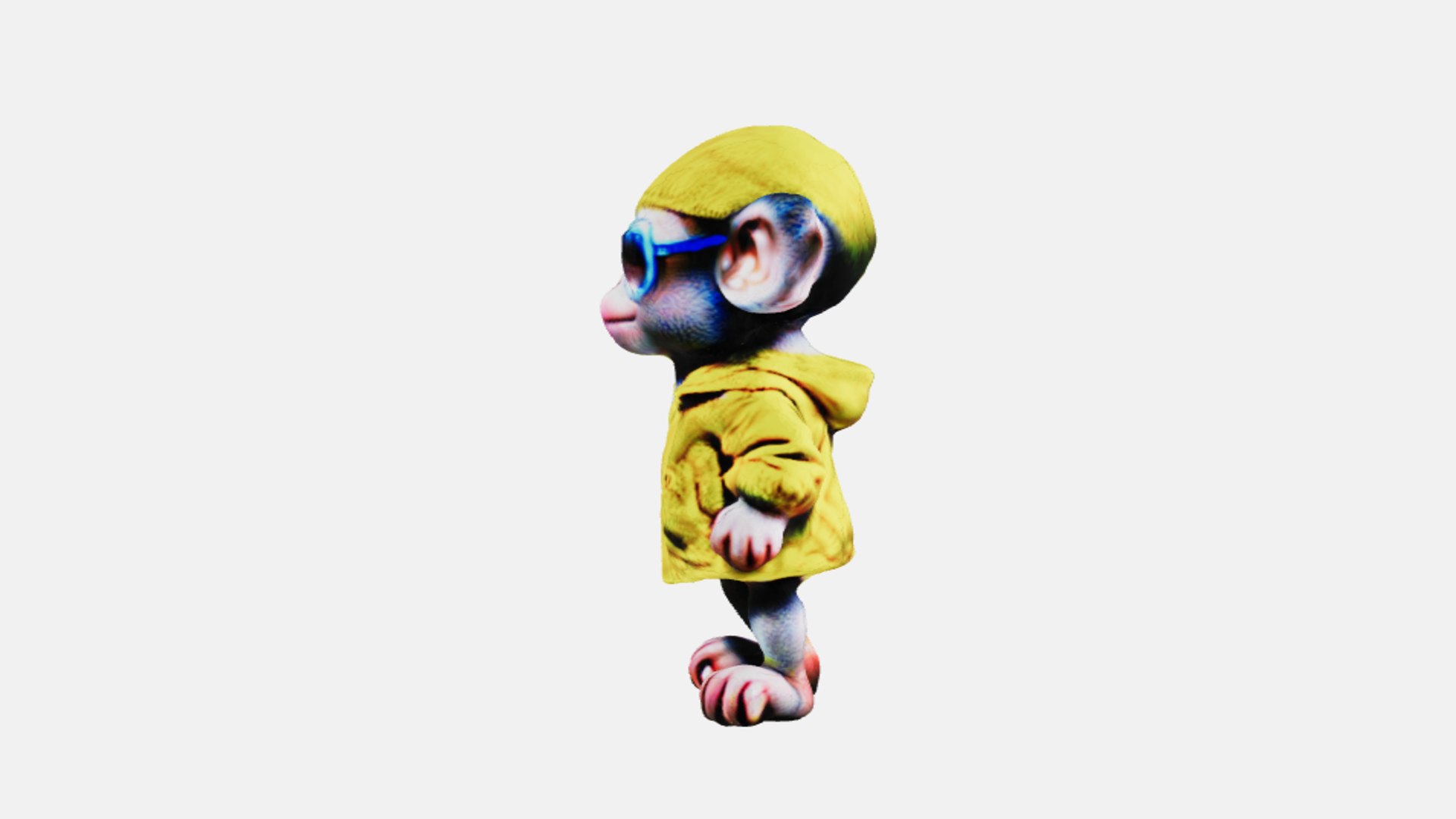 3D Monkey Model - TurboSquid 2191355