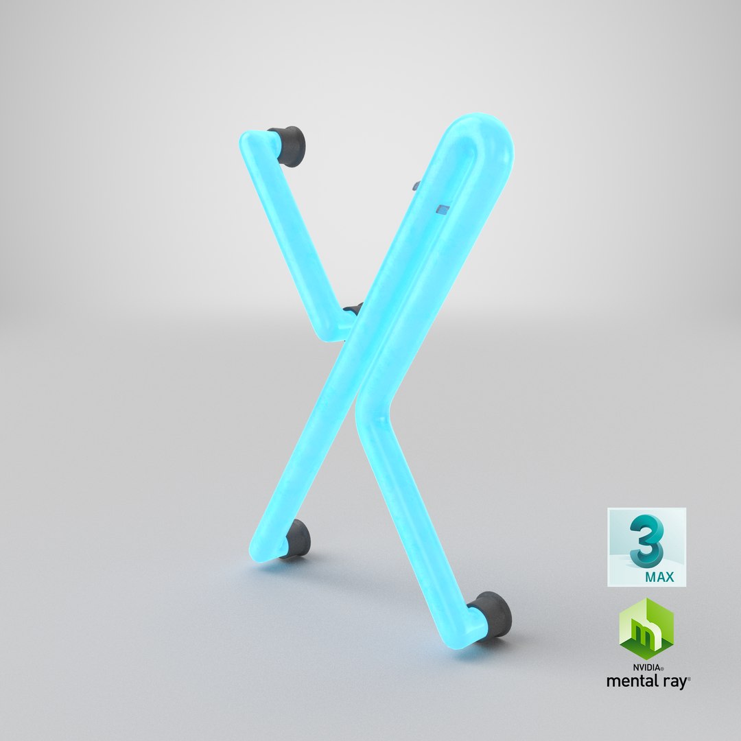 3D neon letter x alphabet - TurboSquid 1640632