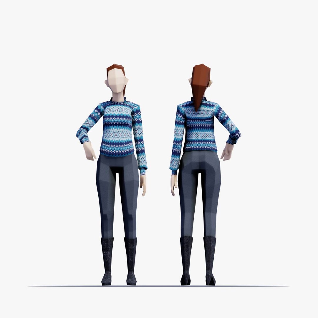 Autumn People - Animated and Rigged 3D - TurboSquid 2045989
