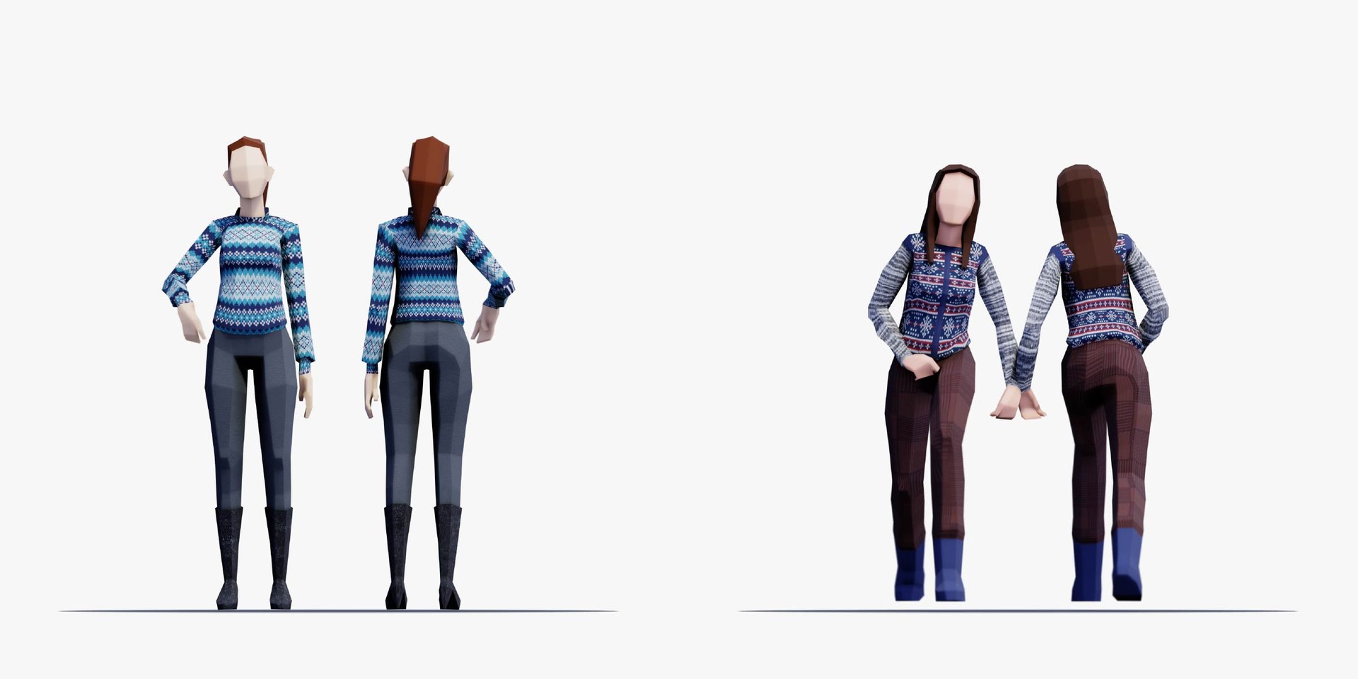 Autumn People - Animated and Rigged 3D - TurboSquid 2045989