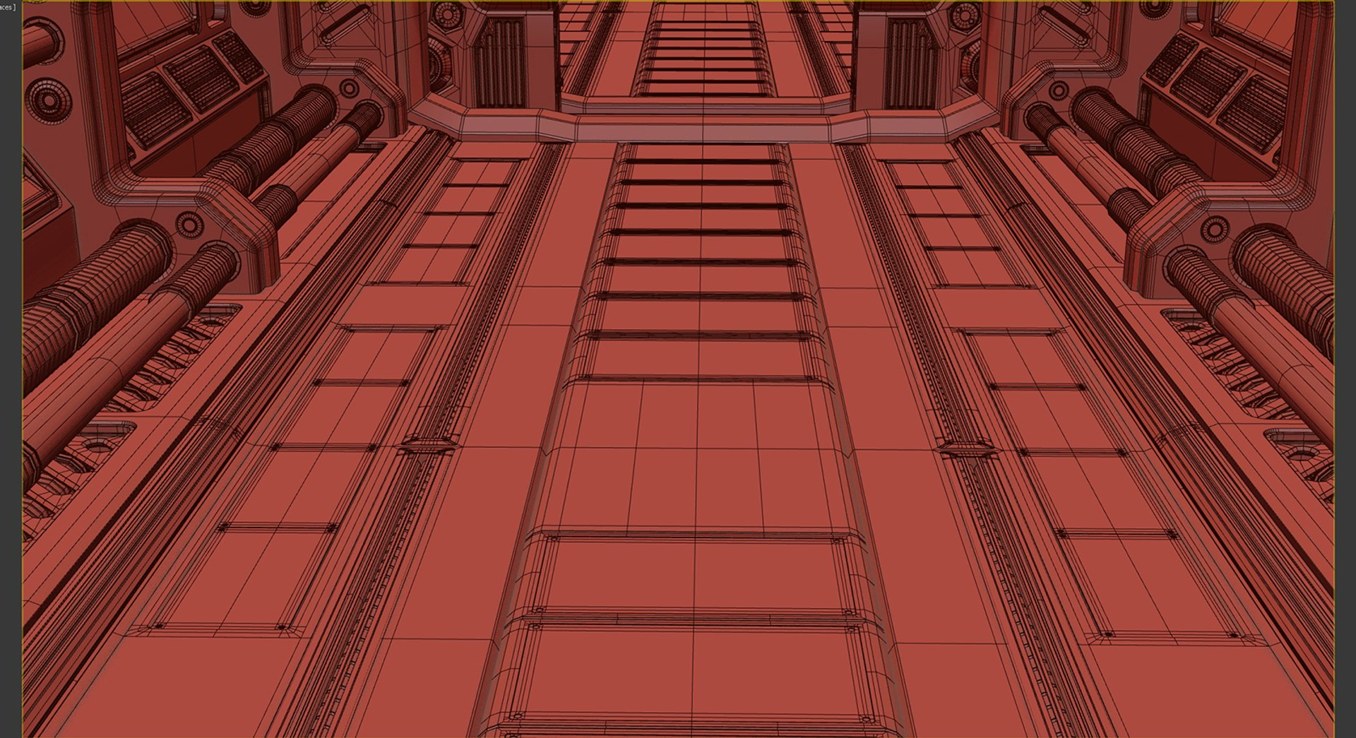 Sci-fi Modular Corridor Basic Model - TurboSquid 1366999