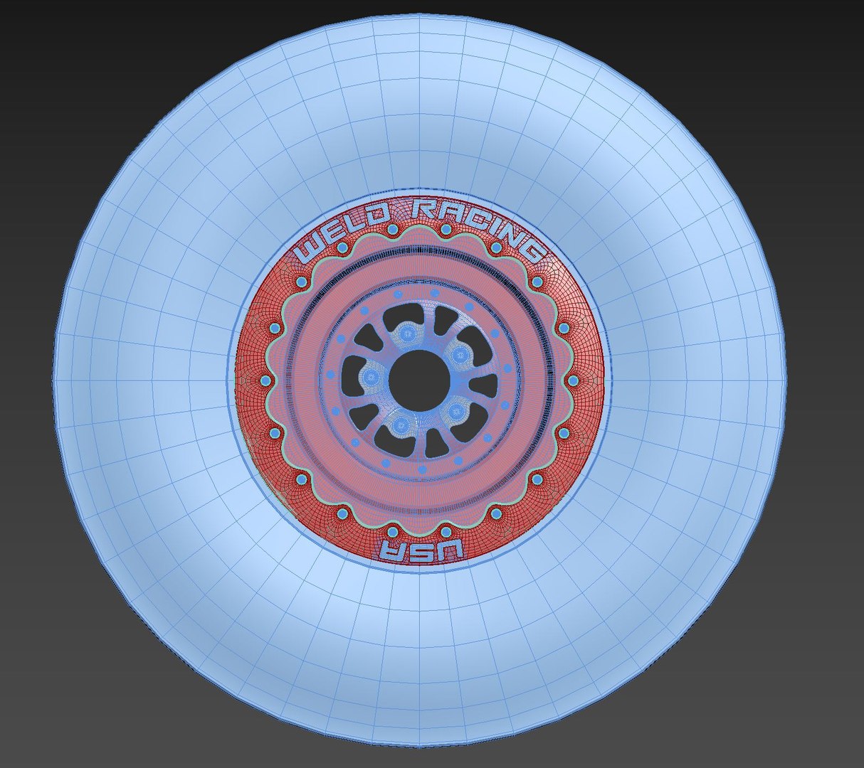 Weld Racing Rim Mickey 3D Model - TurboSquid 1383735