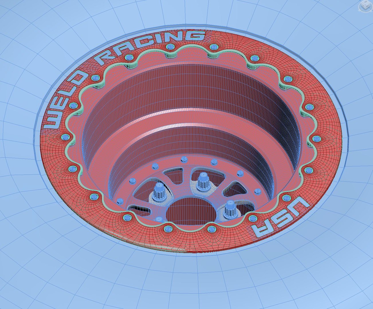 Weld Racing Rim Mickey 3D Model - TurboSquid 1383735