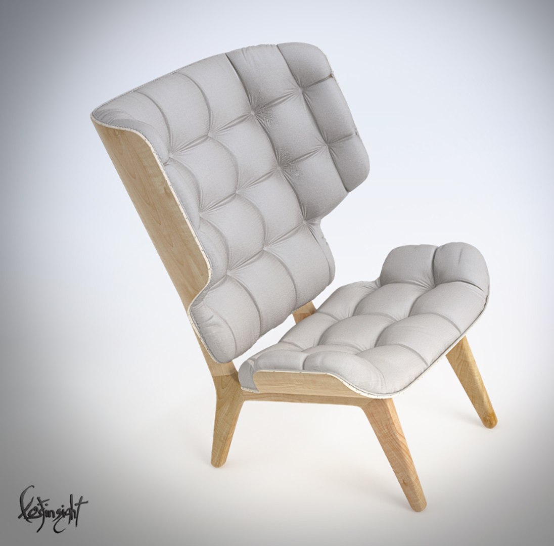 3d model mammoth chair armchair