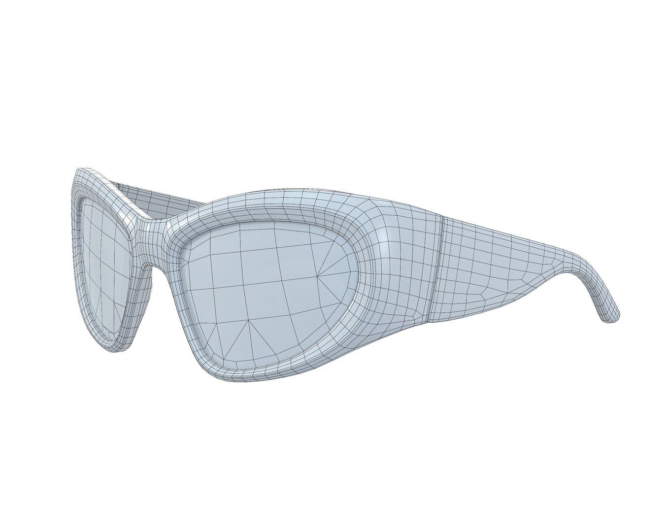 Balenciaga Wrap D-frame Sunglasses 3D Model - TurboSquid 1951348 Balenciaga Wrap D-frame Sunglasses 3D Model - TurboSquid 1951348