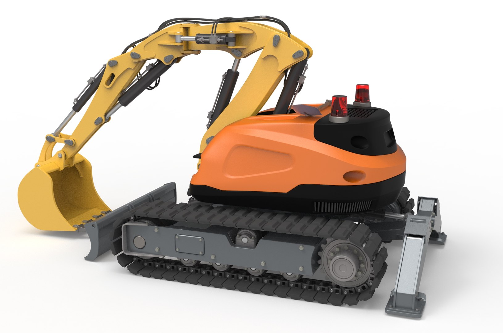 3D Excavator-remote Controlled Demolition Robots - TurboSquid 2300692
