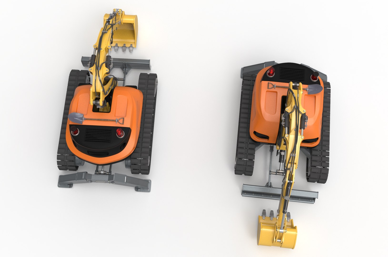 3D Excavator-remote Controlled Demolition Robots - TurboSquid 2300692
