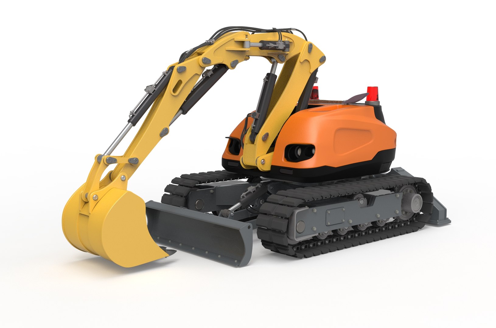 3D Excavator-remote Controlled Demolition Robots - TurboSquid 2300692