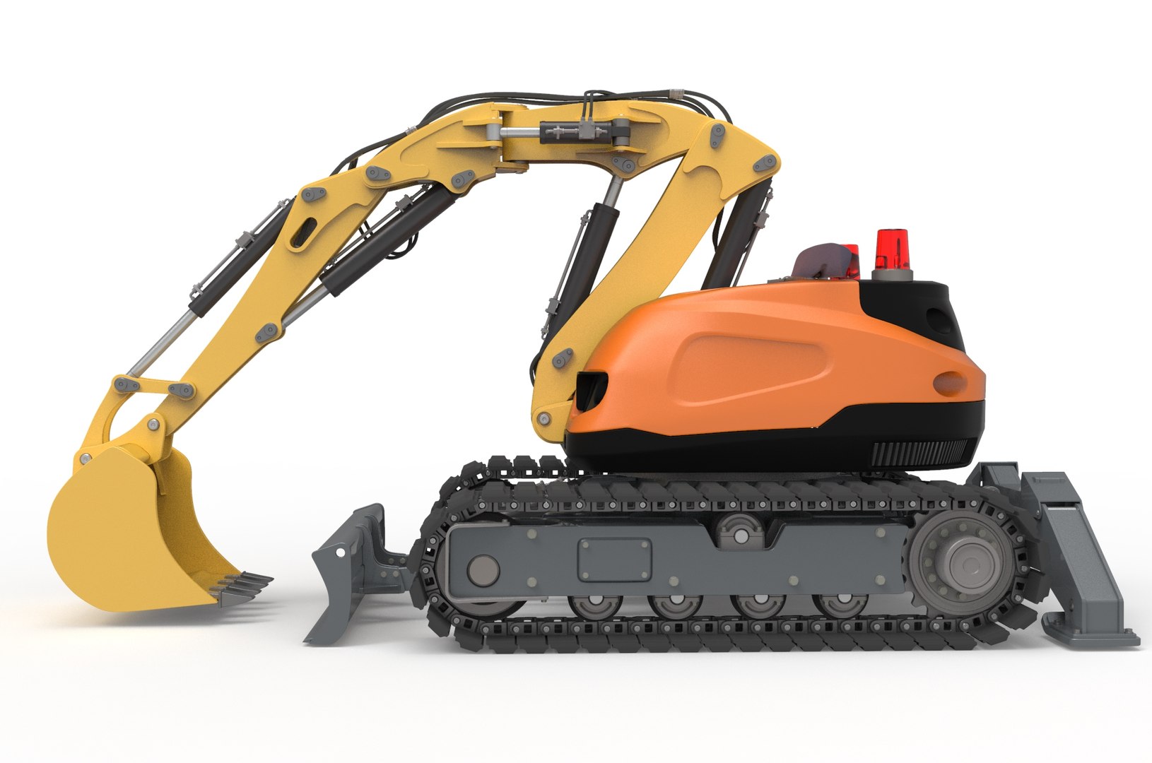 3D Excavator-remote Controlled Demolition Robots - TurboSquid 2300692