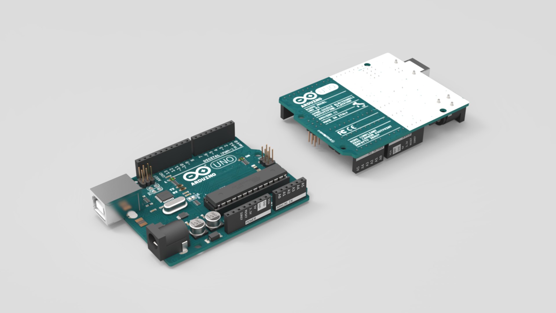 Arduino Uno Board 3D Model - TurboSquid 1157343