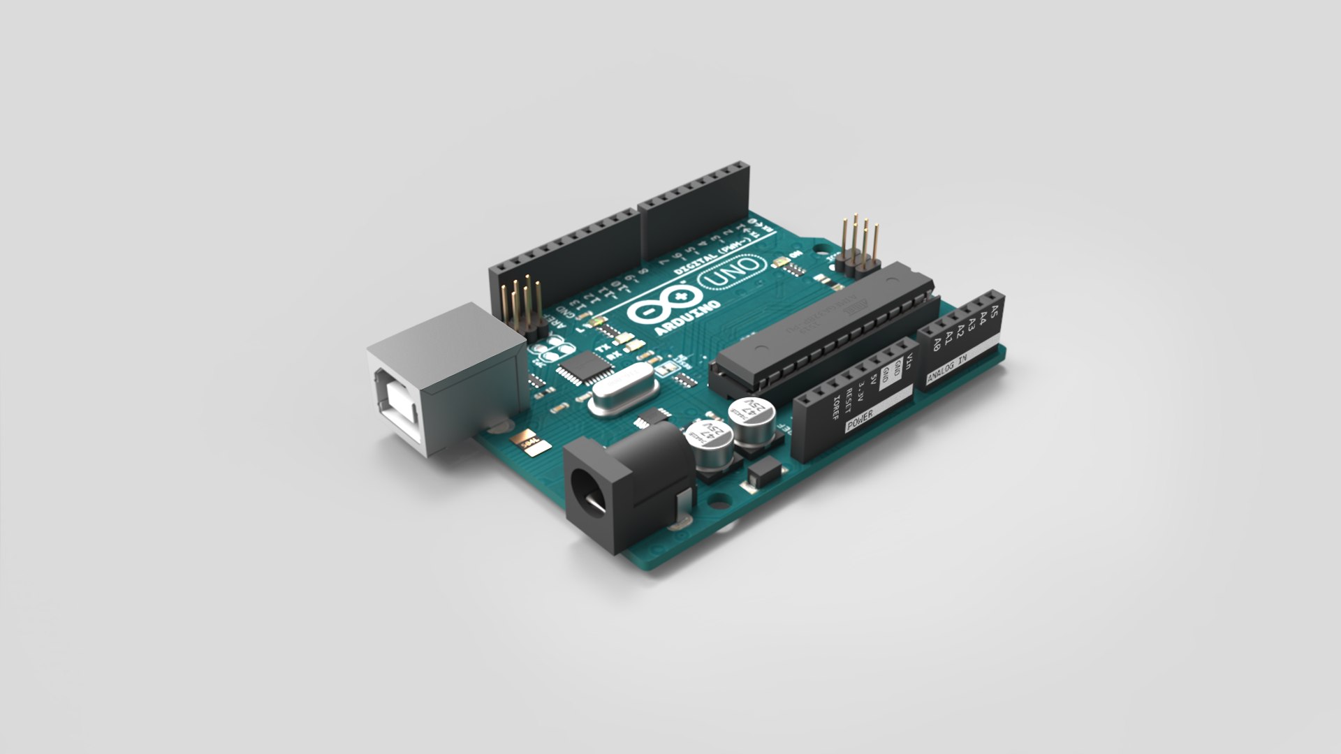 Arduino Uno Board 3D Model - TurboSquid 1157343